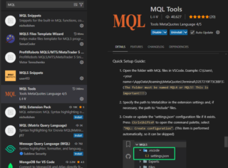 Visual Studio Code による MQL5 の開発環境を設定